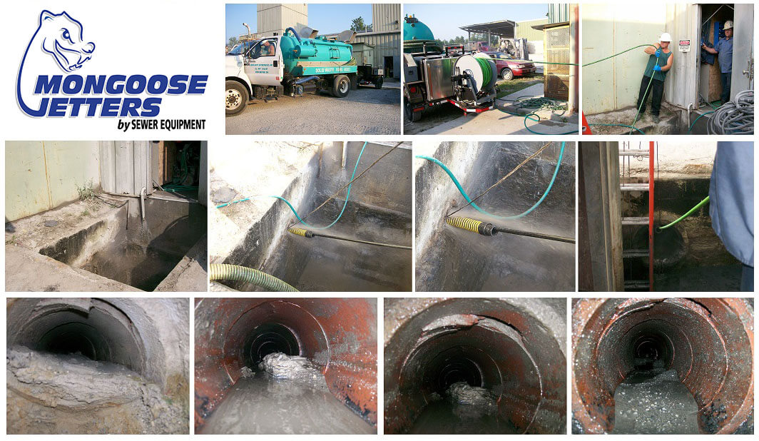 Mongoose Jetters Sewer Jetting Applications - Sewer Equipment