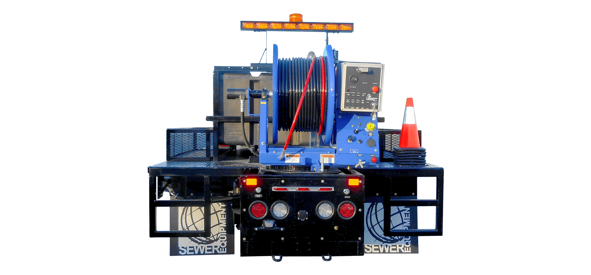 Mongoose Jetters Model 184 - 18 GPM @ 4000 PSI - Sewer Equipment